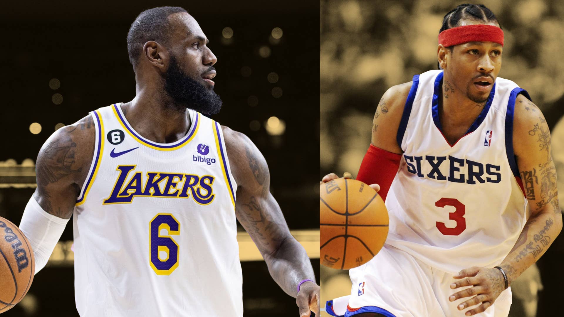 When LeBron James said Allen Iverson was his second favorite player ...