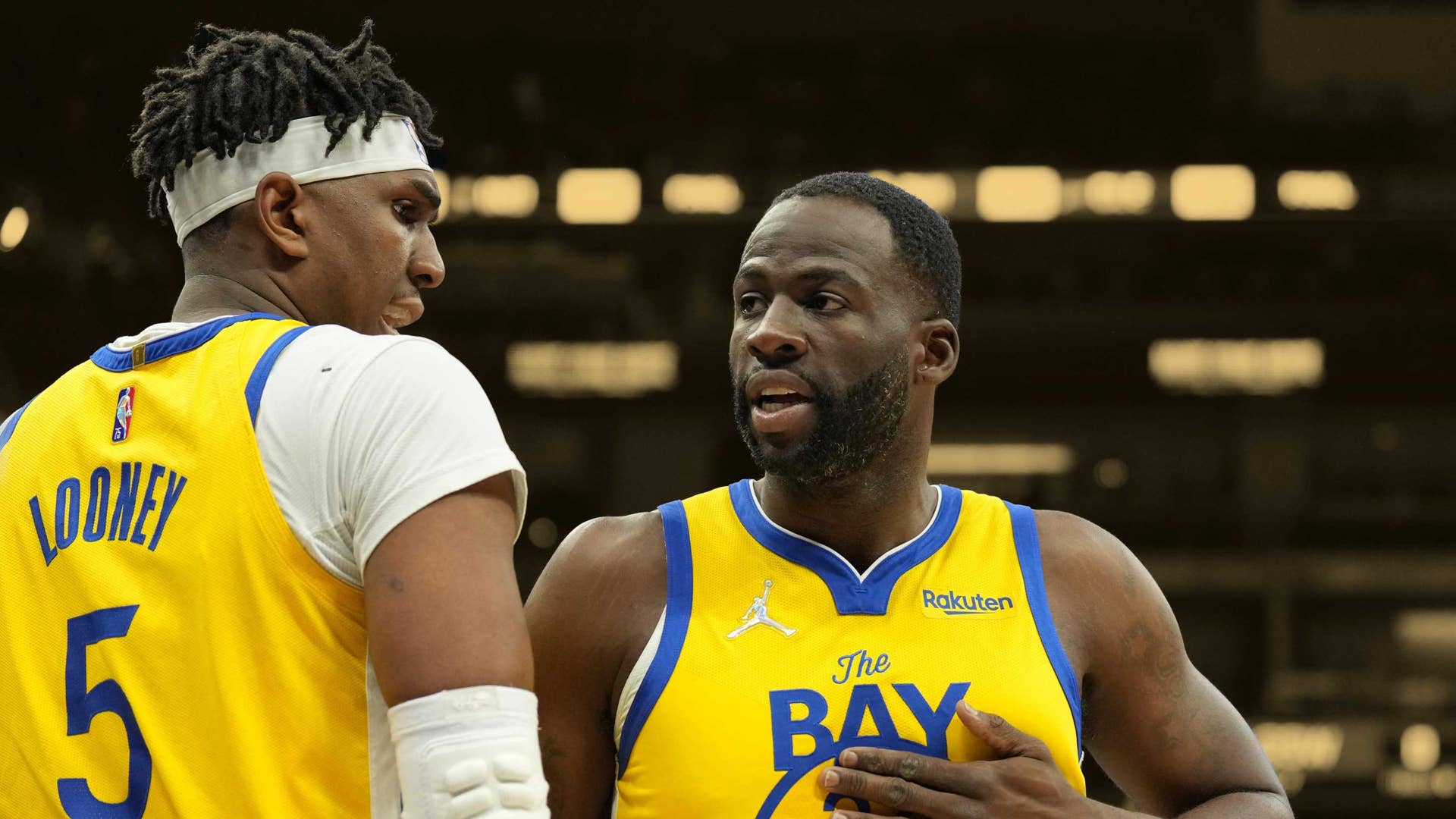 Draymond Green praises Kevon "Olajuwon Bill Russell" Looney ...