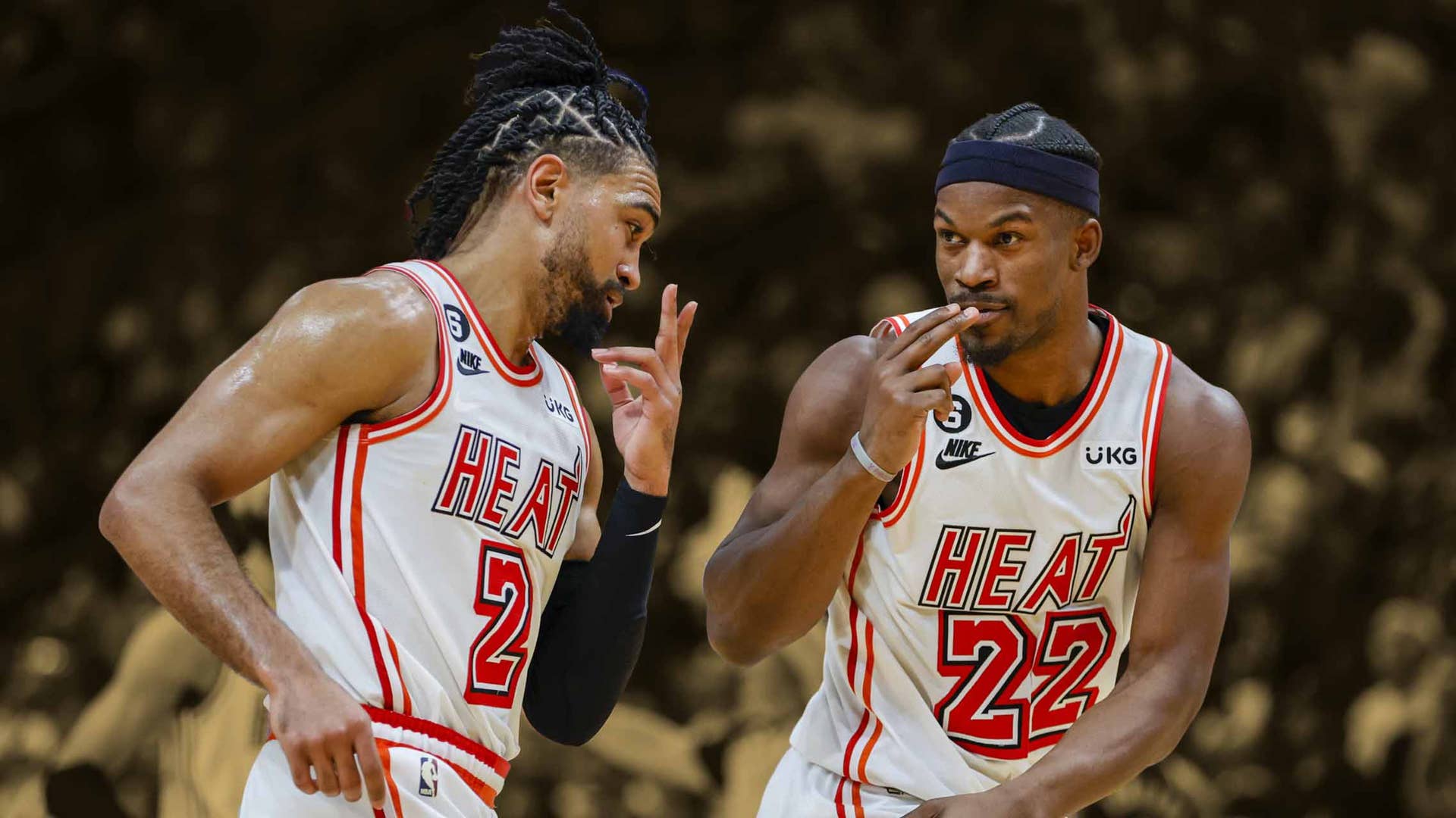 Gabe Vincent praises Jimmy Butler's competitive spirit - Basketball Network