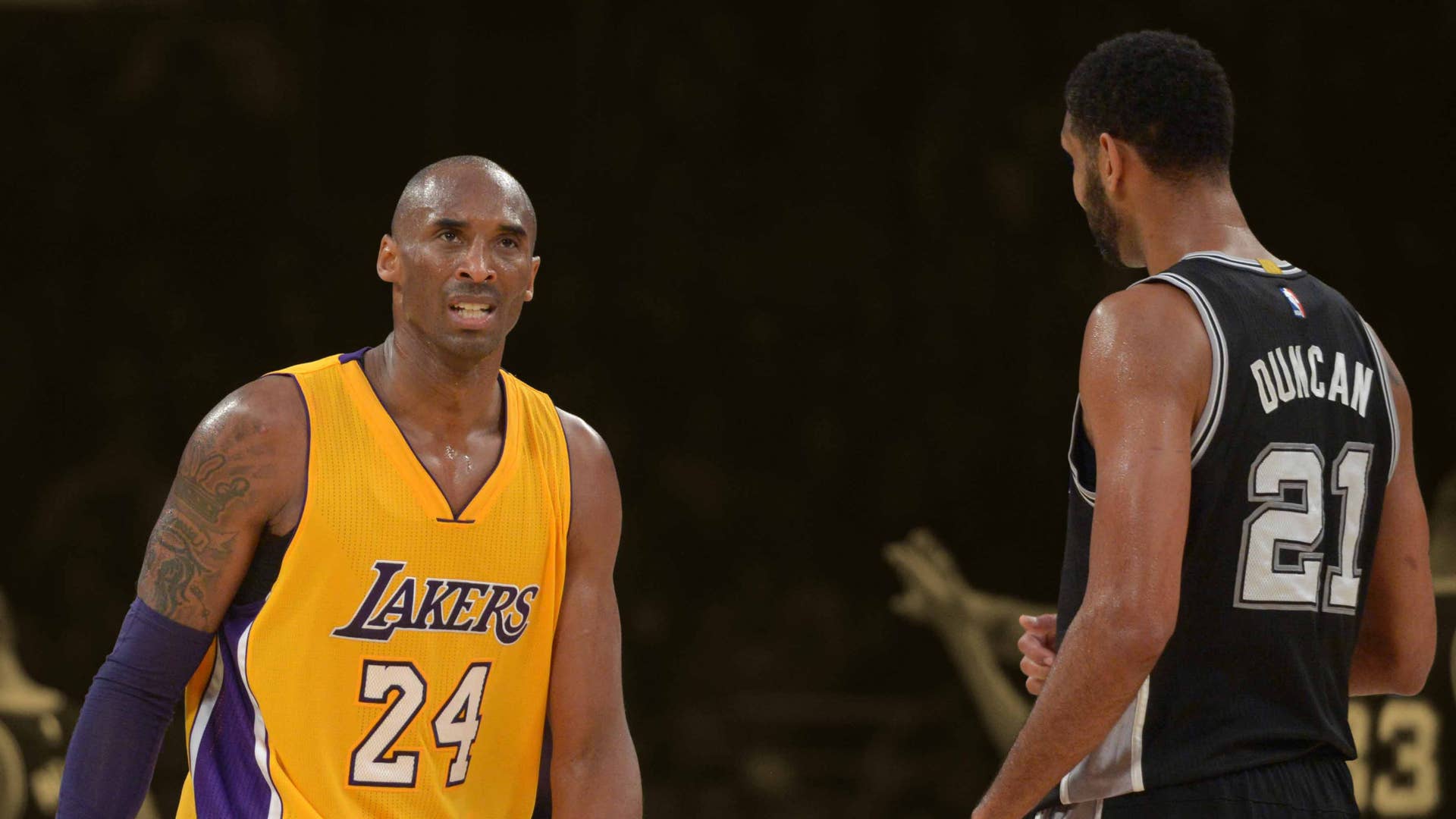 Tim Duncan gave rookie Steven Adams a taste of his infamous trash talk ...