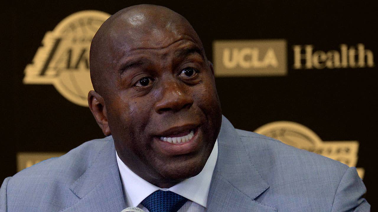 Magic Johnson denied abusing employees as Lakers president - Basketball ...