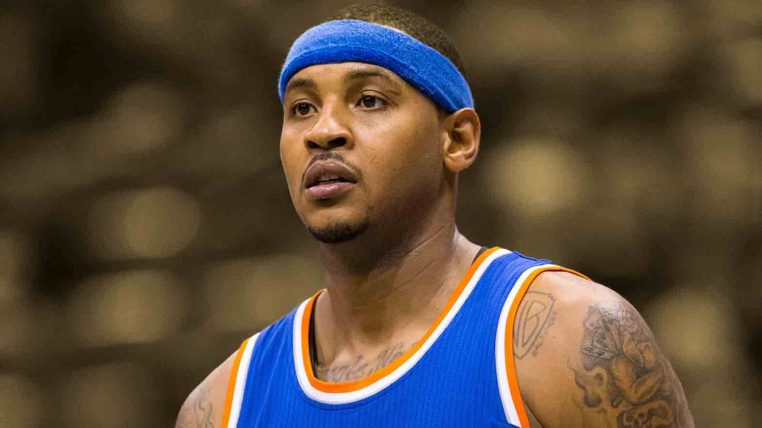 Carmelo Anthony calls out the NFL for scheduling games on Christmas Day ...