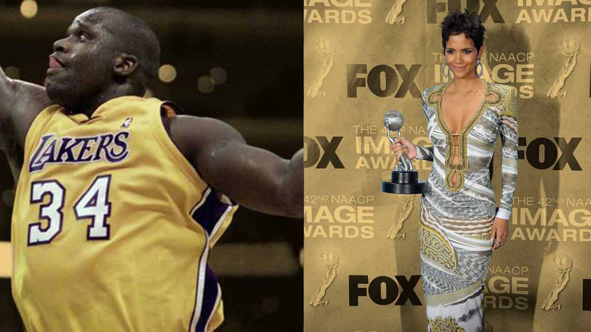 Shaquille O'Neal called a timeout after seeing the Hollywood star ...