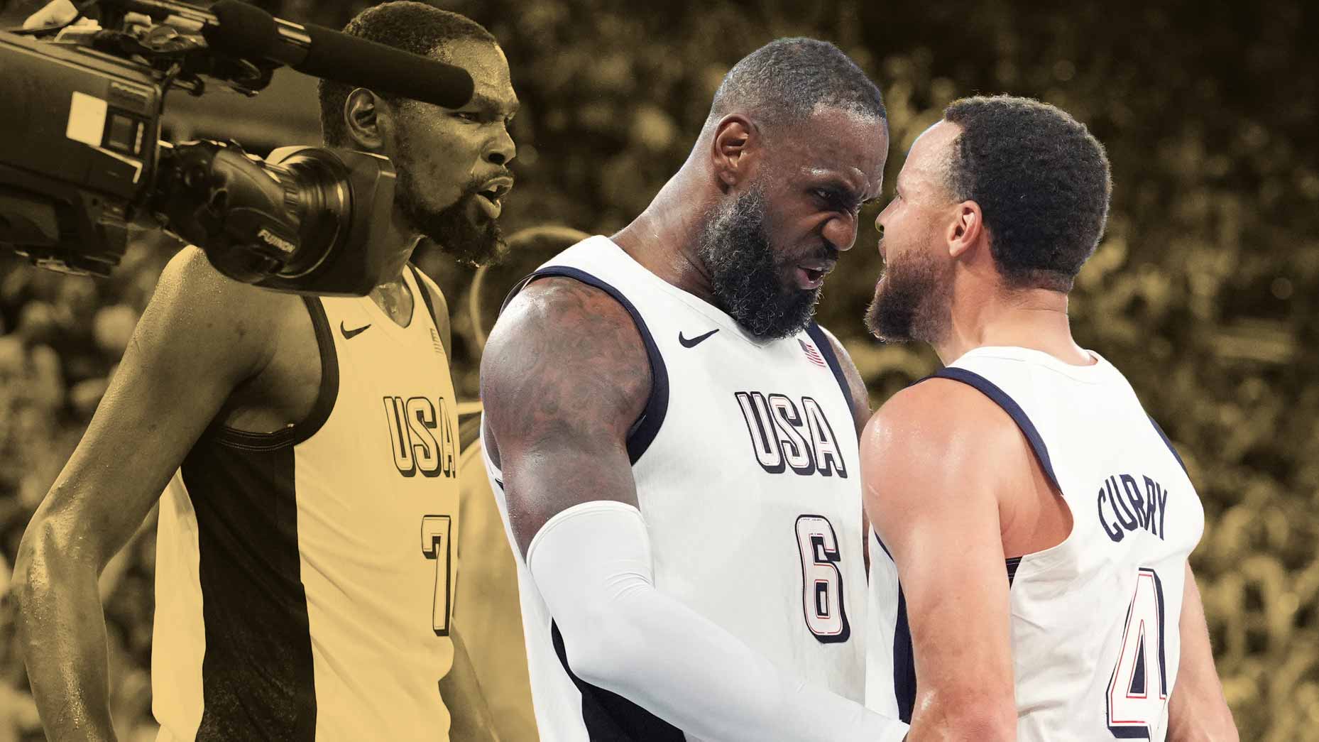 Fans go crazy over Curry-LeBron photo after win vs. Serbia - Basketball ...