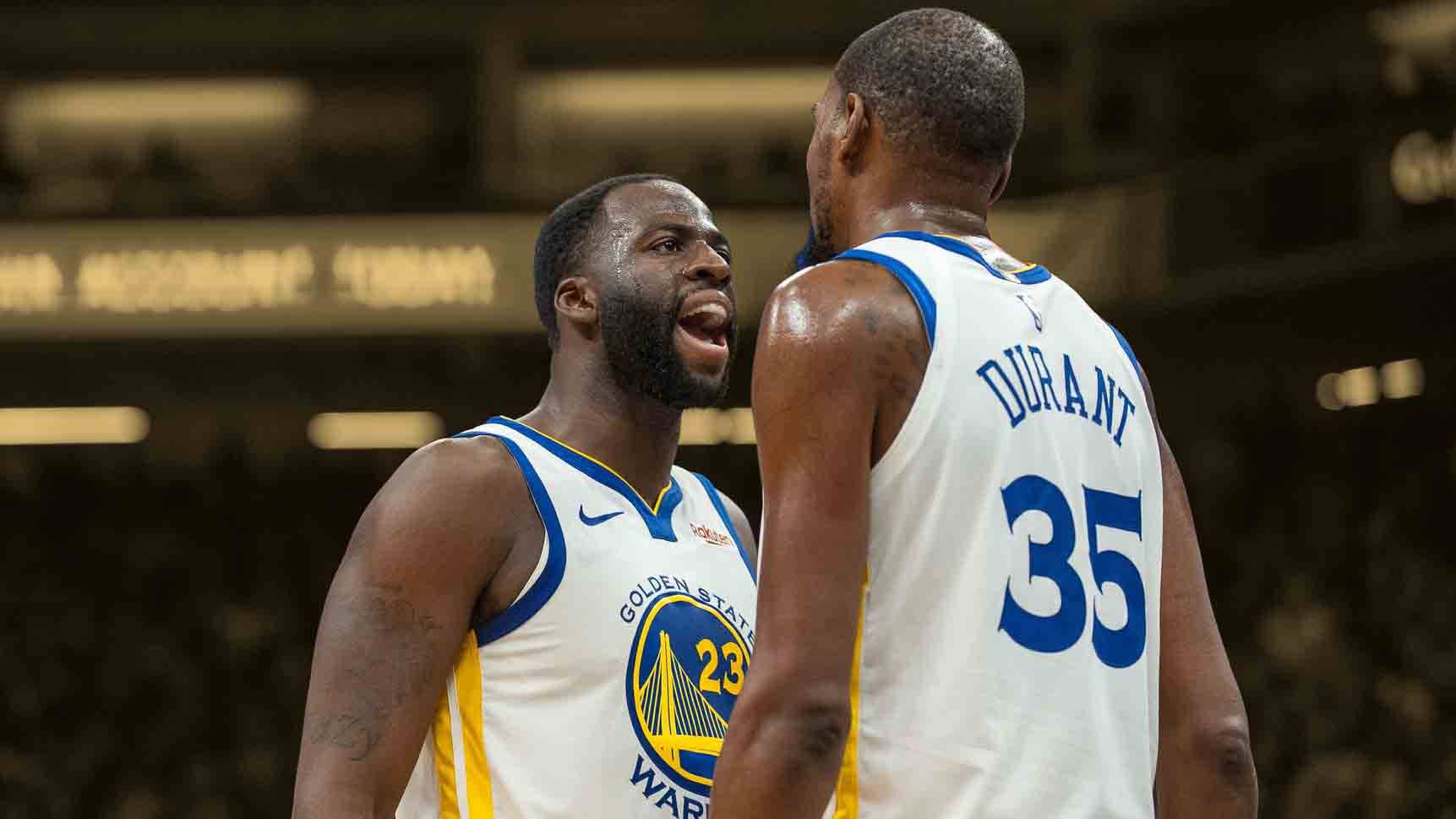 Draymond Green reacts to KD saying defense doesn't win titles ...
