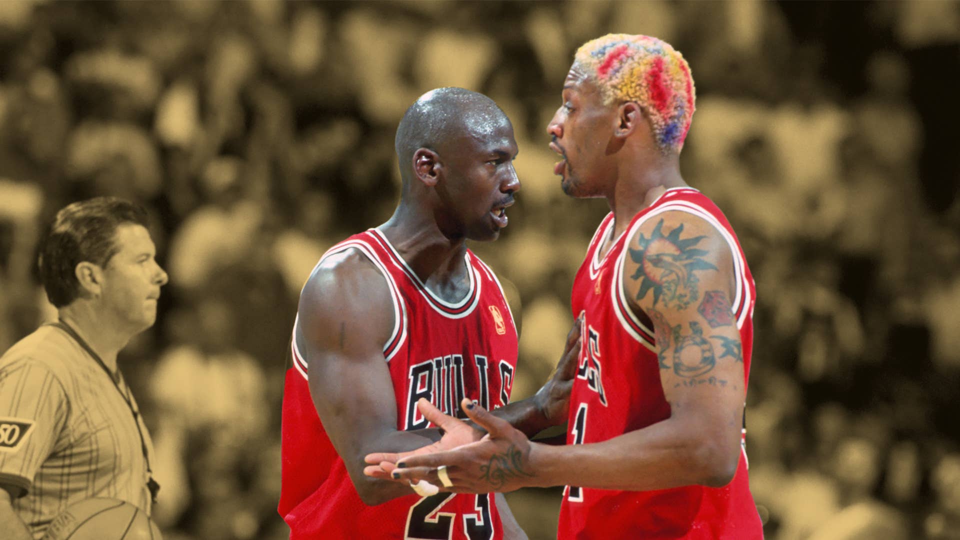 MJ realized he could play with Rodman during Space Jam runs ...