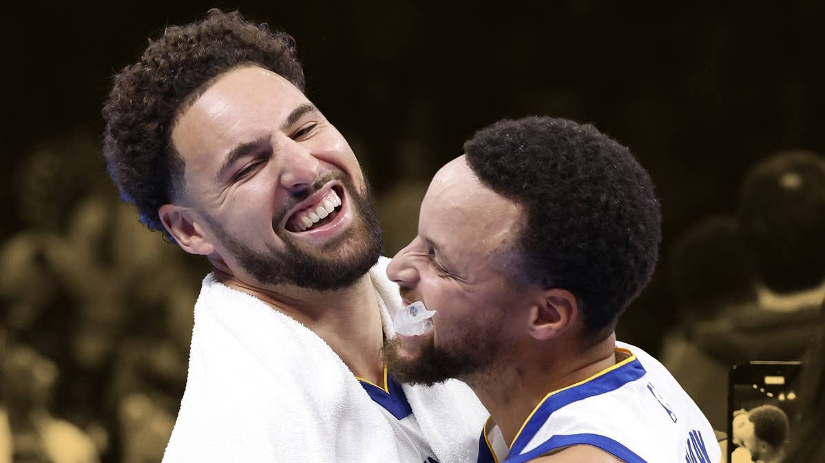 Curry’s funny reaction to Klay Thompson’s chat with his new teammate ...