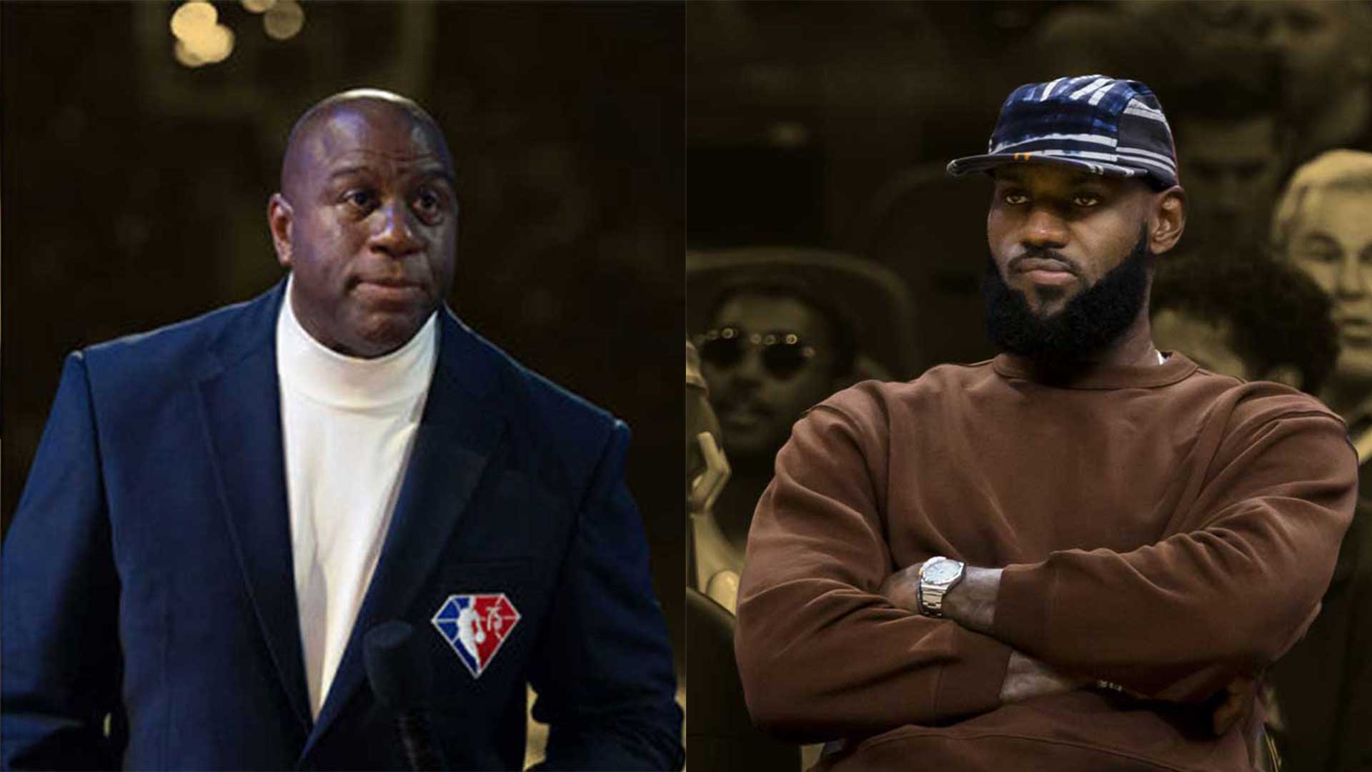LeBron on how he learned from Magic Johnson's career-ending illness ...