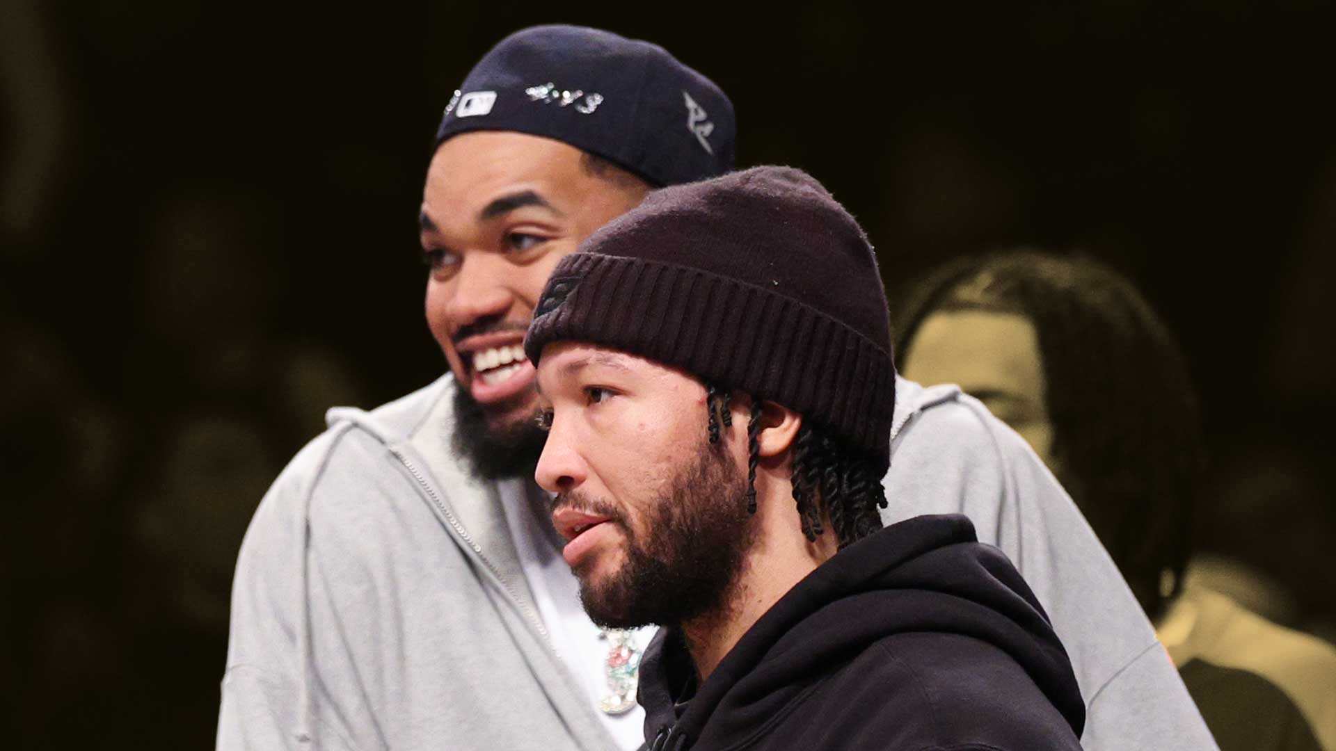 Skip Bayless mocks Karl-Anthony Towns and Jalen Brunson - Basketball ...