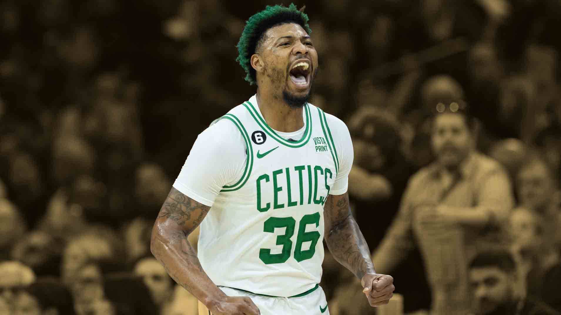 Marcus Smart says he's played with glass in his hand since 2018 ...