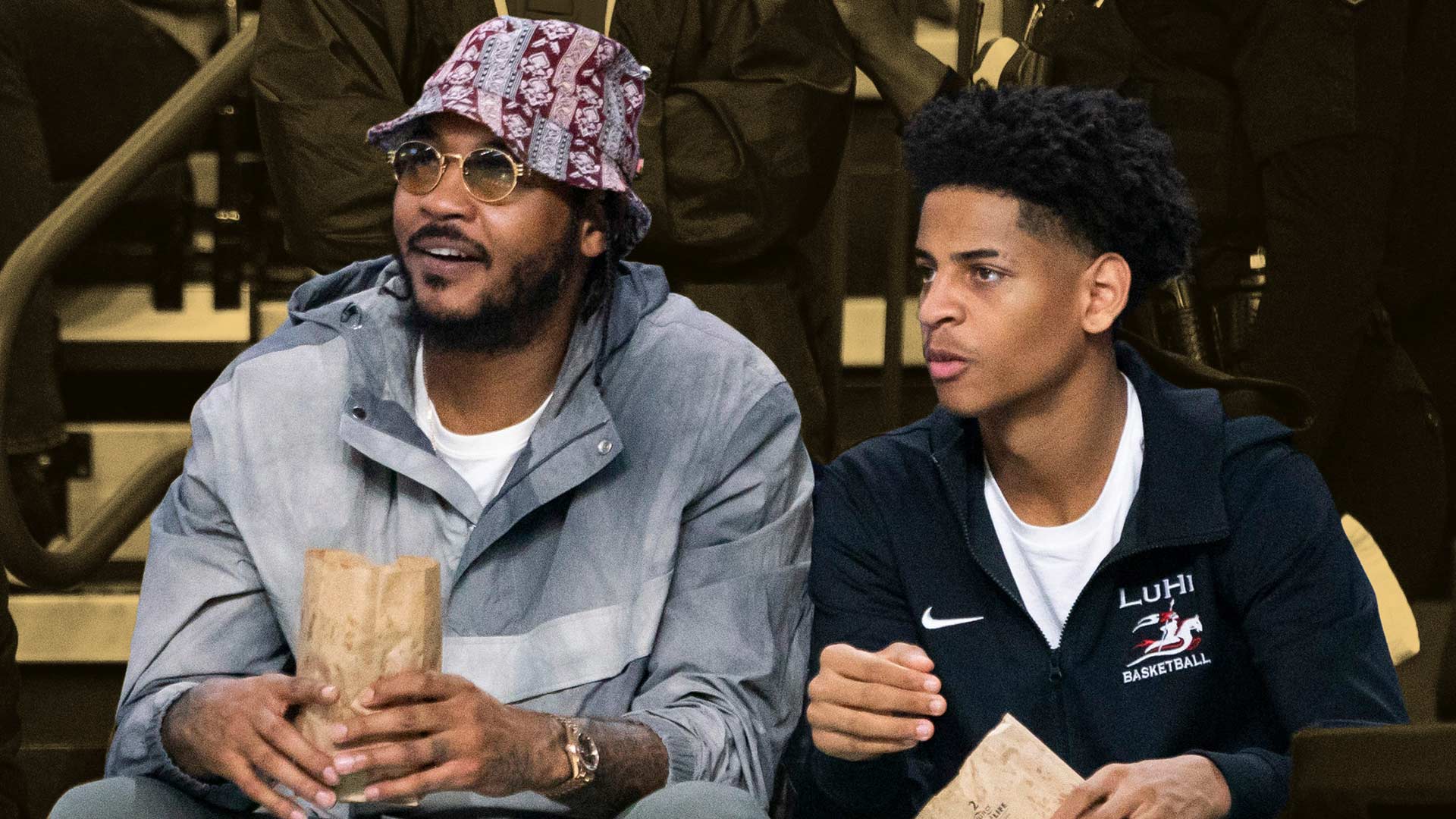 Carmelo Anthony welcomes son Kiyan to Jordan Brand - Basketball Network