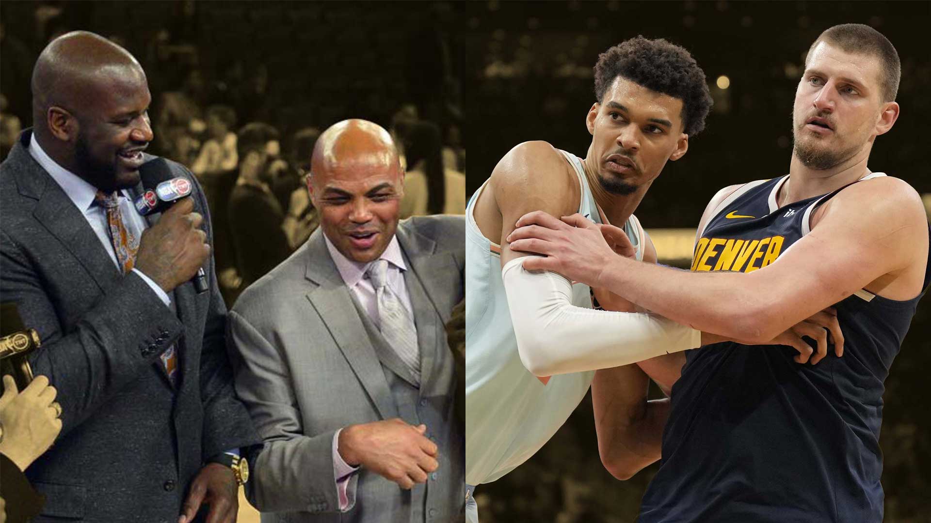 Shaq and Charles Barkley argue over Wembanyama-Jokic praise ...