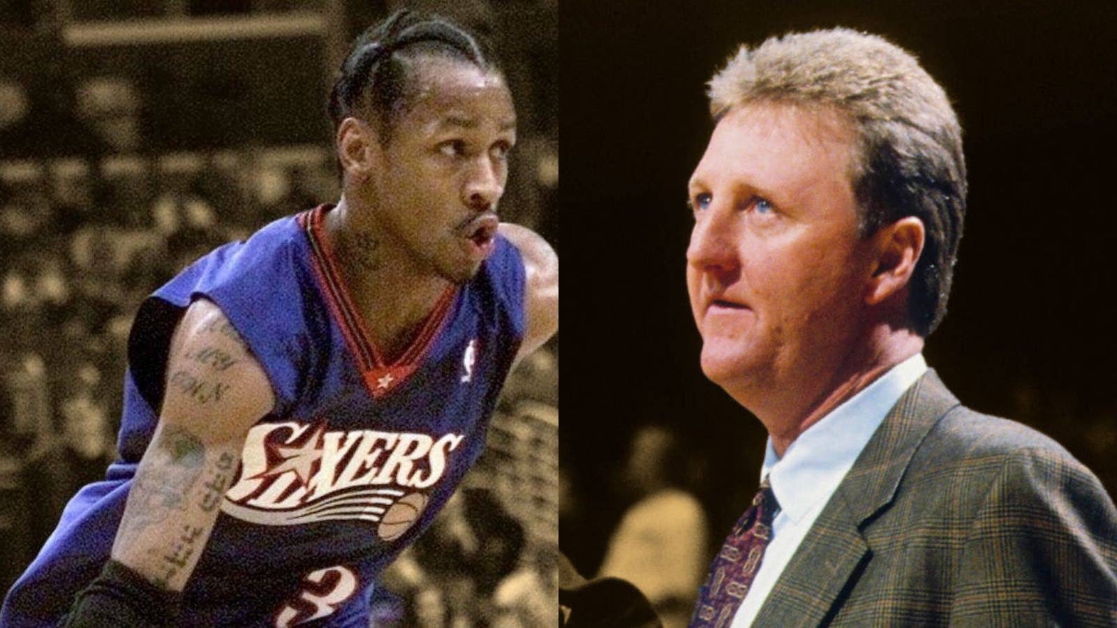 Larry Bird compared himself and Magic to Allen Iverson - Basketball Network