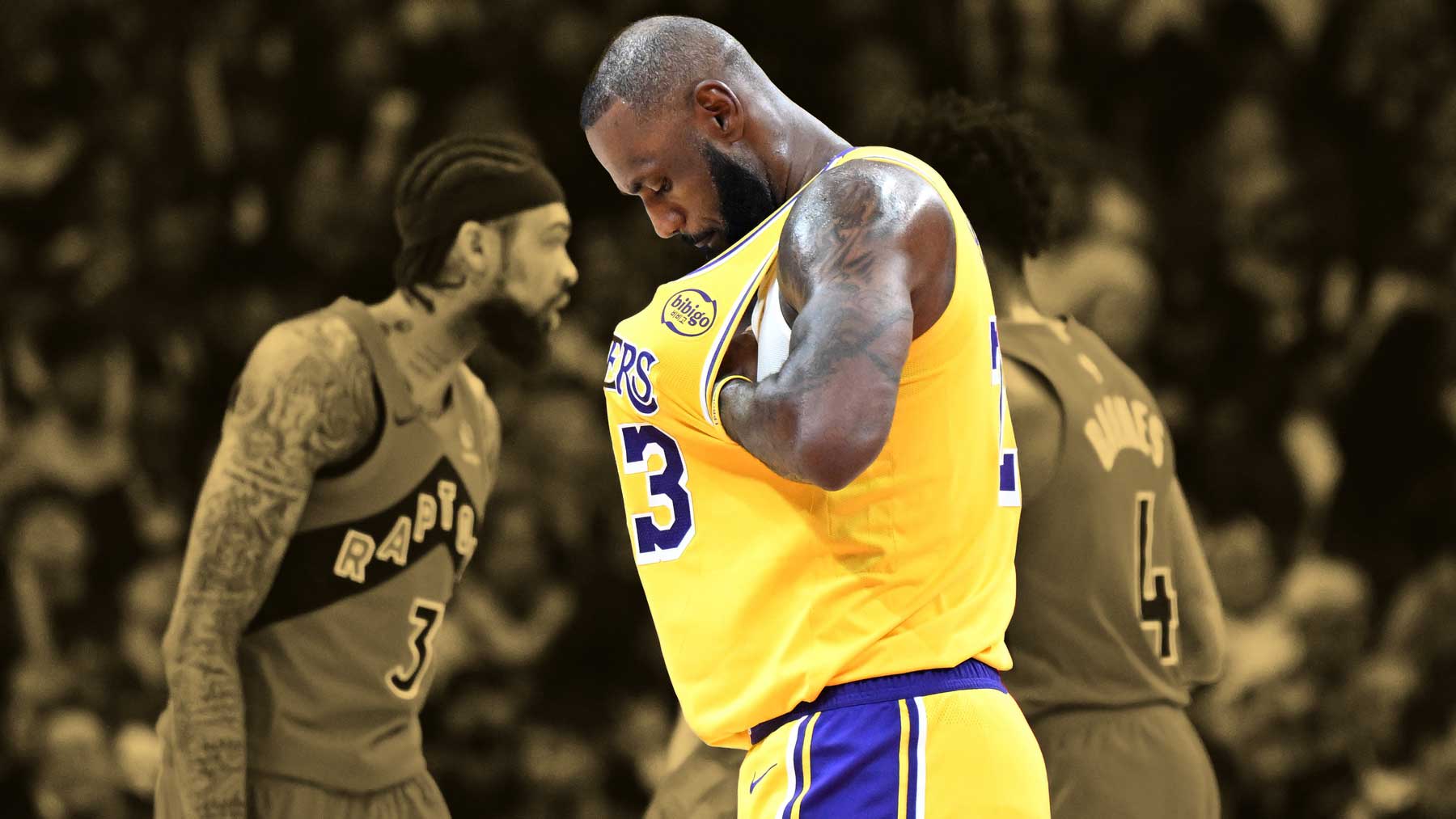LeBron James' cold reaction to his 18-year streak ending - Basketball ...