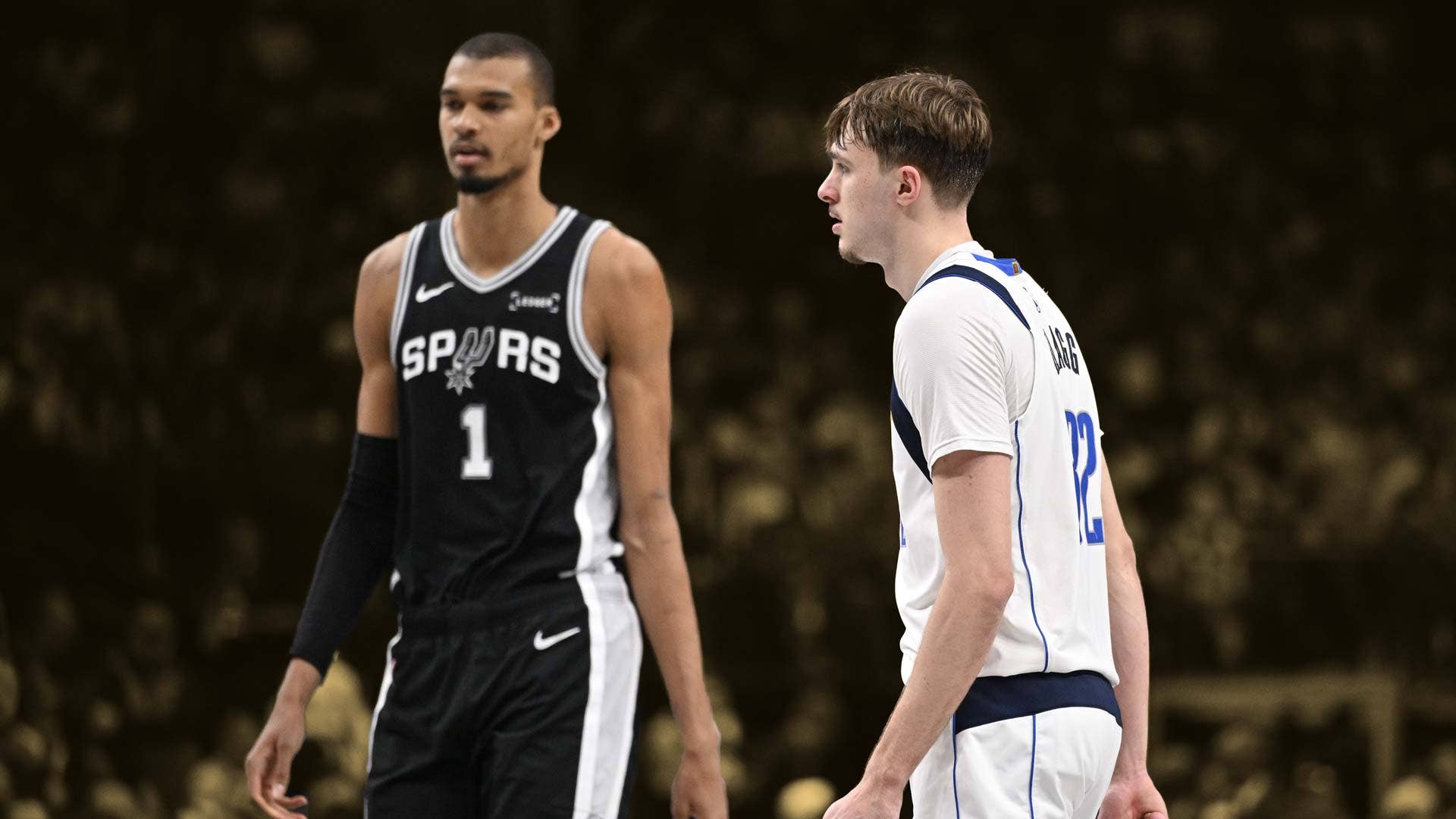 Cooper Flagg admits he was nervous vs. Wemby in his NBA debut ...