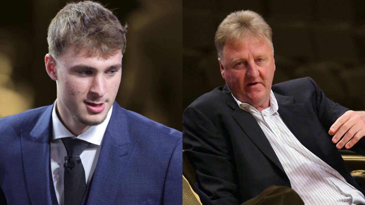 Cooper Flagg reflects on meeting idol Larry Bird for first time ...