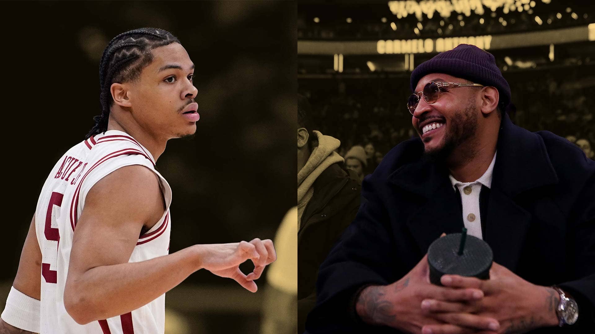 Carmelo Anthony compares Darius Acuff Jr. to an NBA icon - Basketball ...