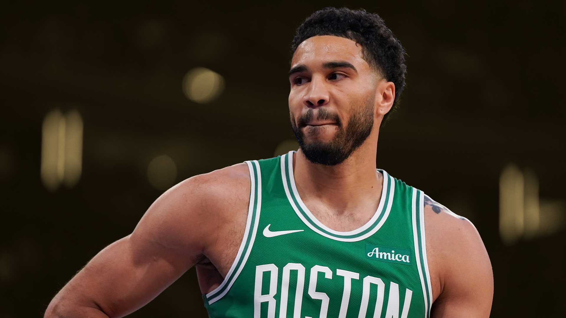 Tatum on the night he tore his Achilles at MSG - Basketball Network