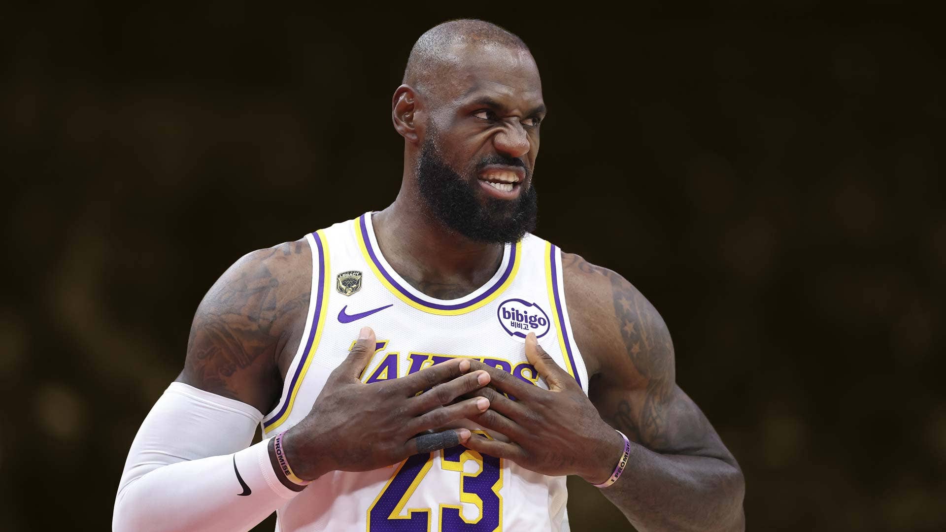 LeBron James owns up as Lakers stumble in Game 4 vs. Rockets ...