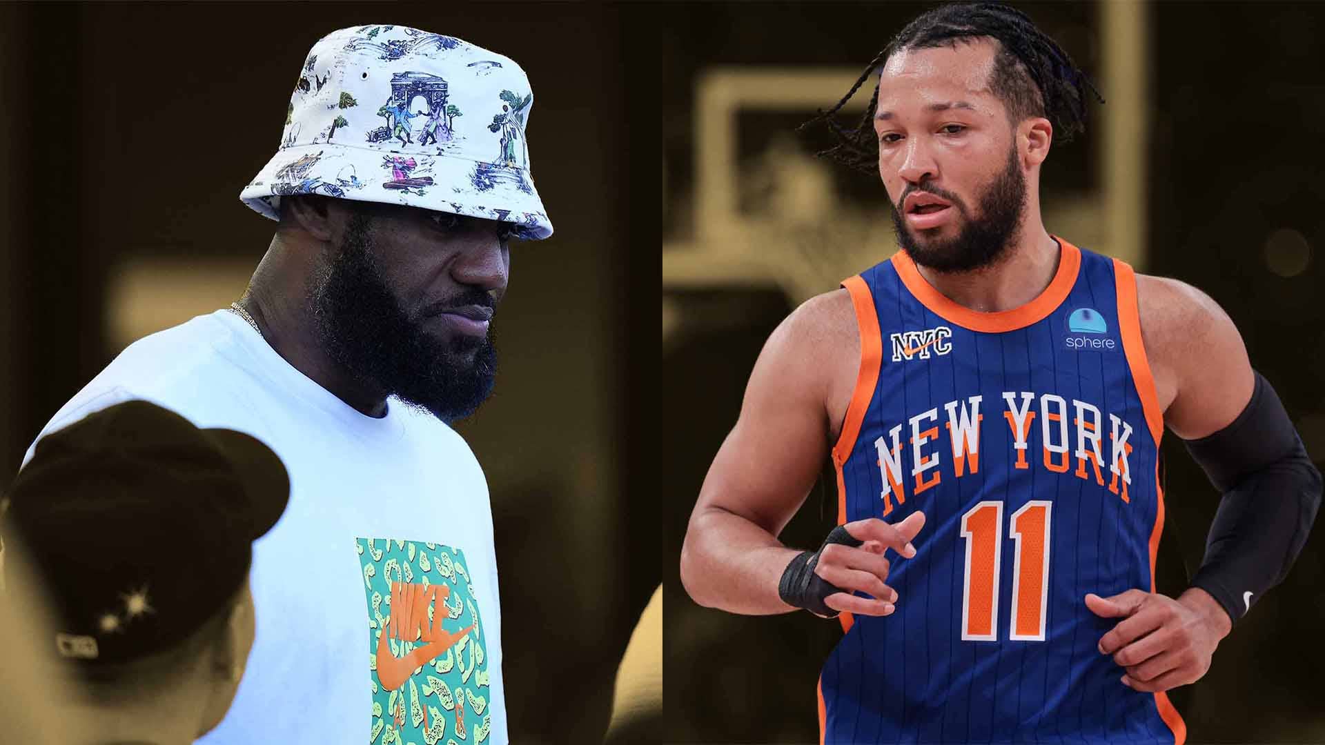 LeBron James explains Jalen Brunson's scoring brilliance - Basketball ...
