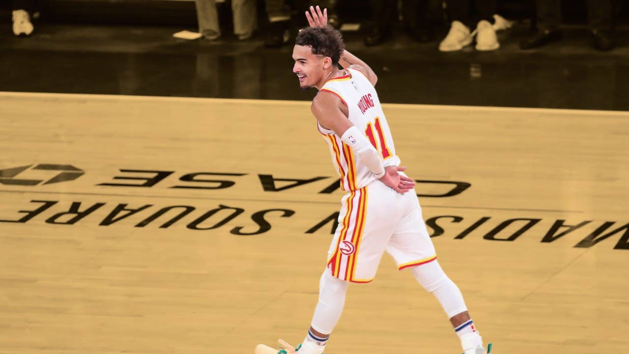 Trae Young recalls his favorite crowd silencer vs. the NY Knicks ...