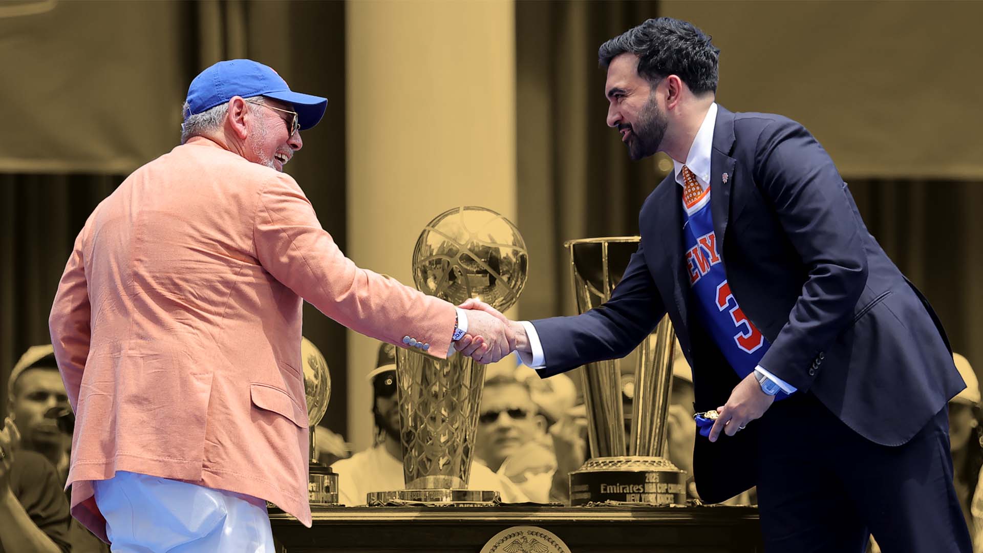 James Dolan shades NY mayor Mamdani in Knicks parade speech ...