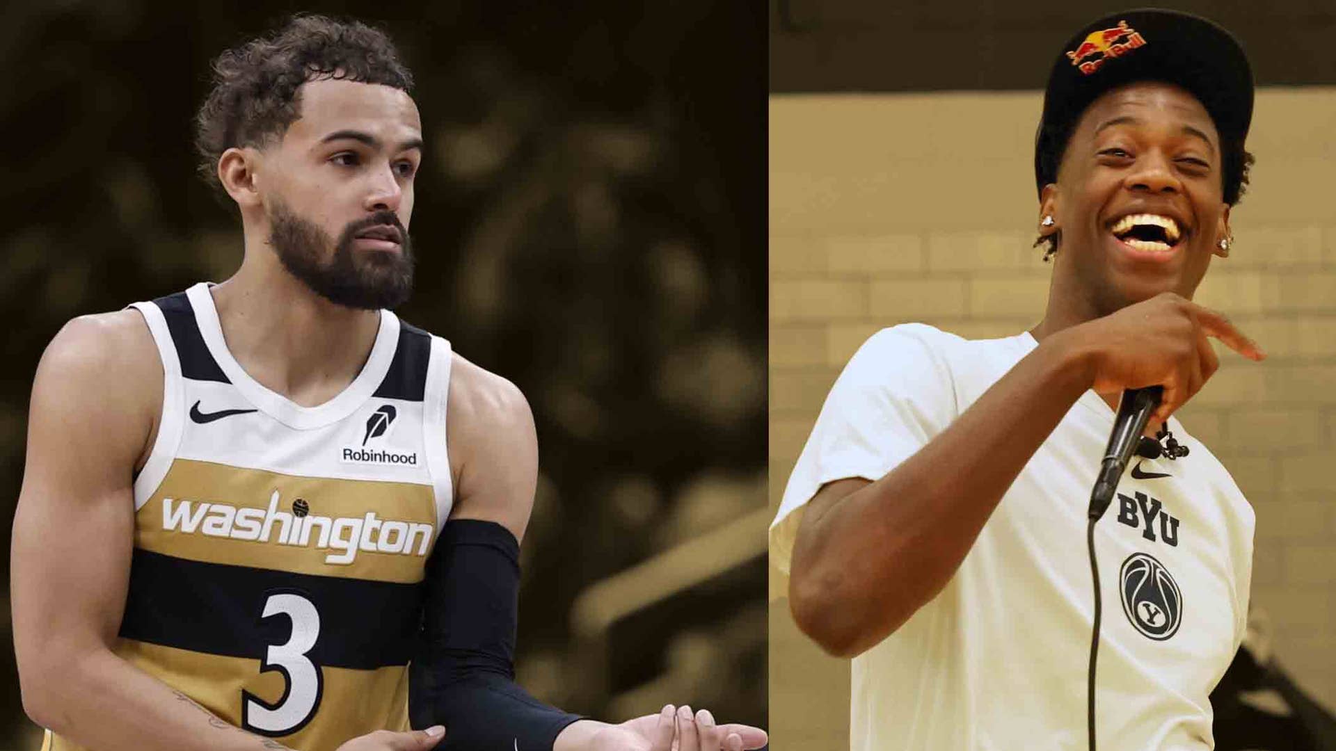 Trae Young welcomed AJ Dybantsa to the Washington Wizards - Basketball ...