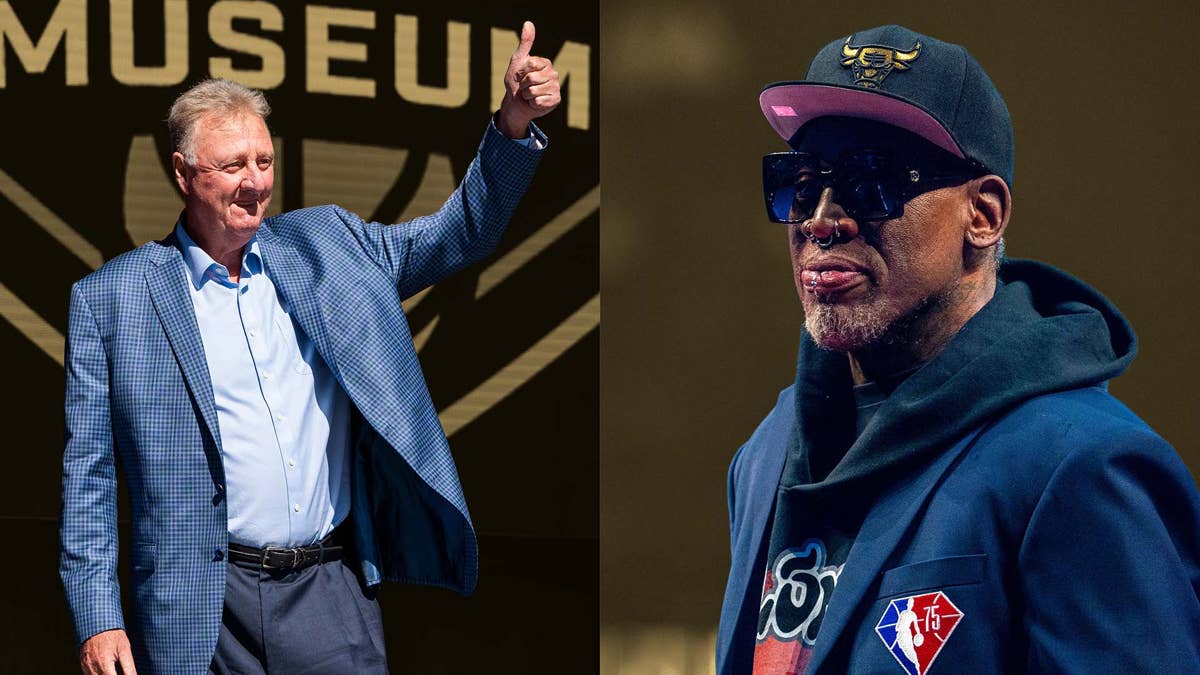 Larry Bird revealed his silent respect for Dennis Rodman - Basketball ...