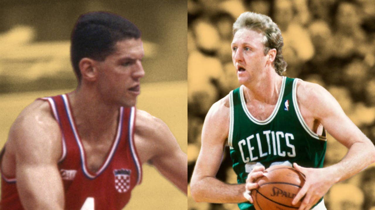 Larry Bird's epic reaction to Drazen Petrovic trash-talking him ...