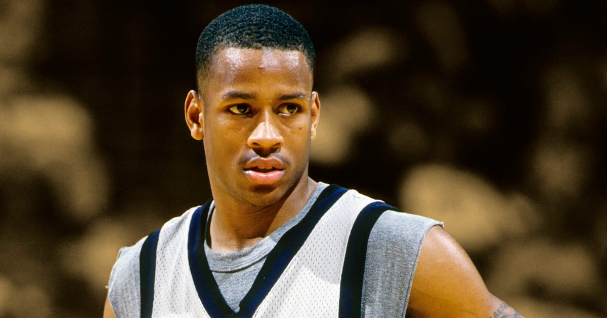 Allen Iverson in 1996 on if there's anybody who could stop him in the ...