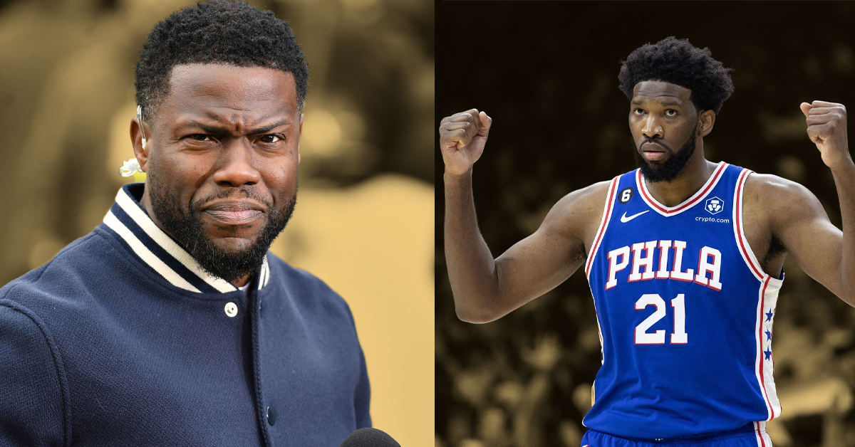 Joel Embiid trolls Kevin Hart after watching Philadelphia Eagles clinch ...