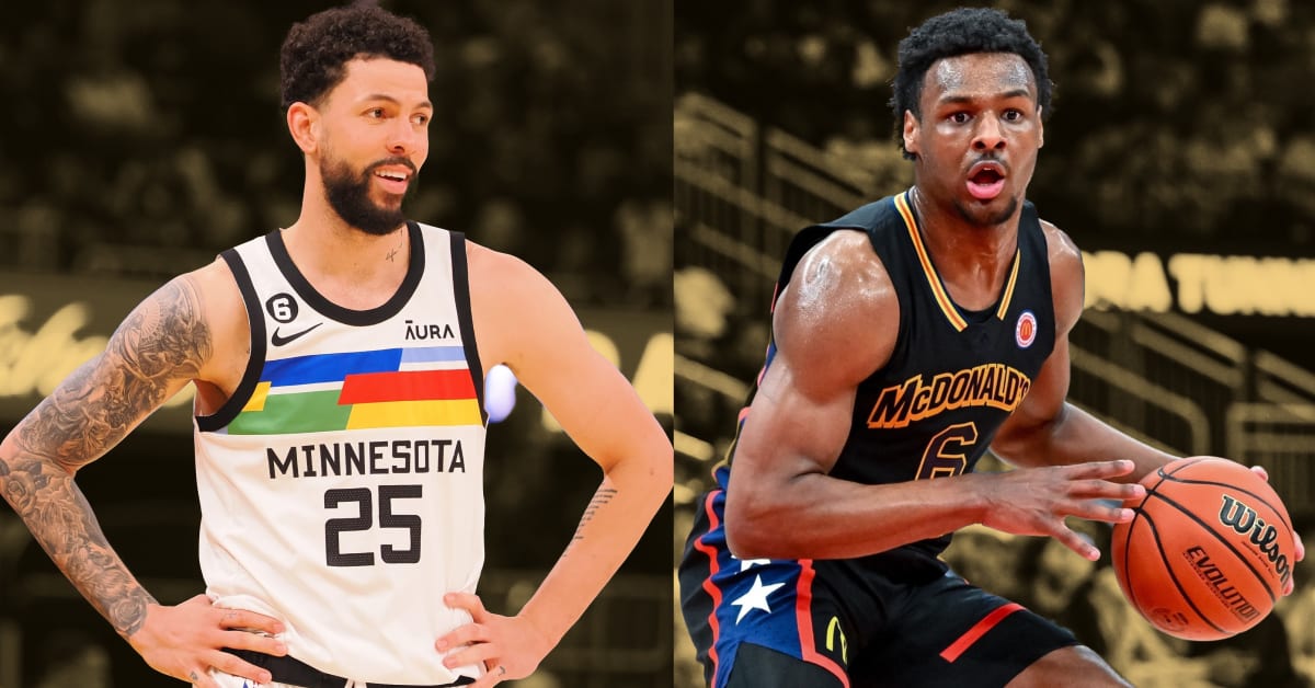 "He's the son of LeBron James" - Austin Rivers throws shade at Bronny ...