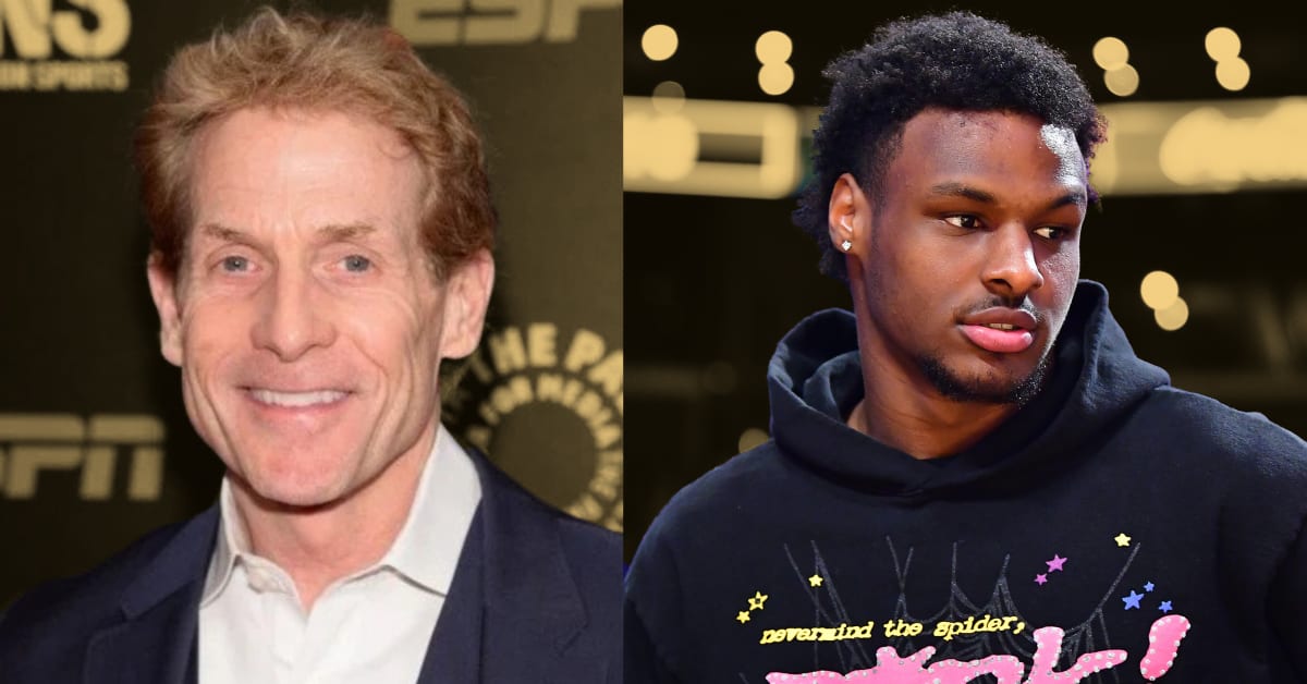 "As comfortable in his own skin" - Skip Bayless hails Bronny James ...