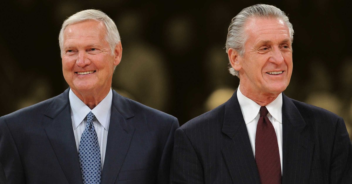 Jerry West credits Pat Riley for Miami Heat's style of play ...