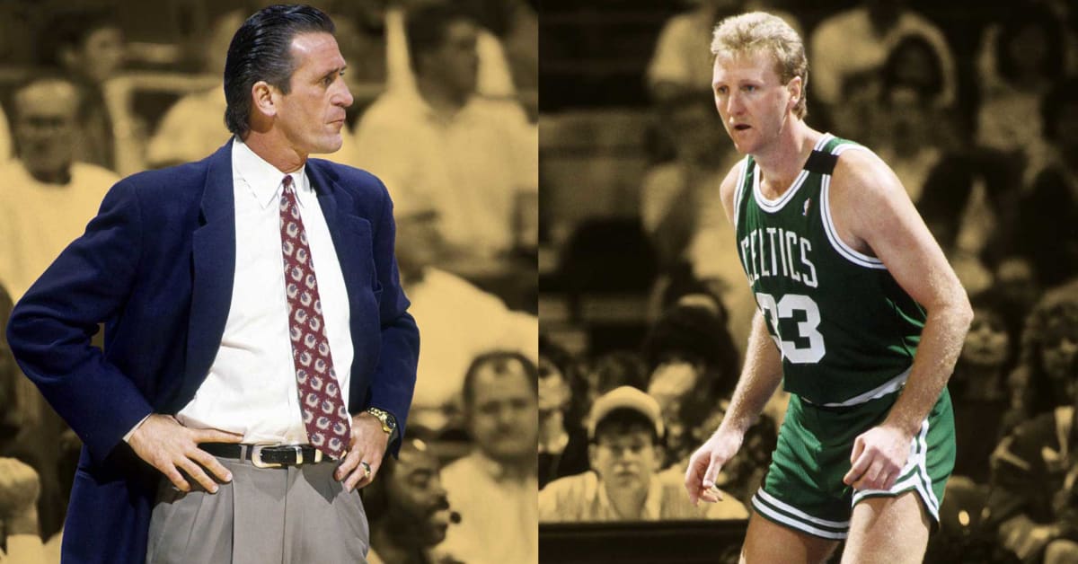 Pat Riley recalls when Larry Bird talked trash without saying a word ...