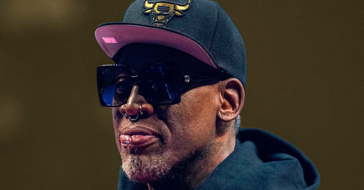 Dennis Rodman shocks everyone with his new face tattoo - Basketball ...