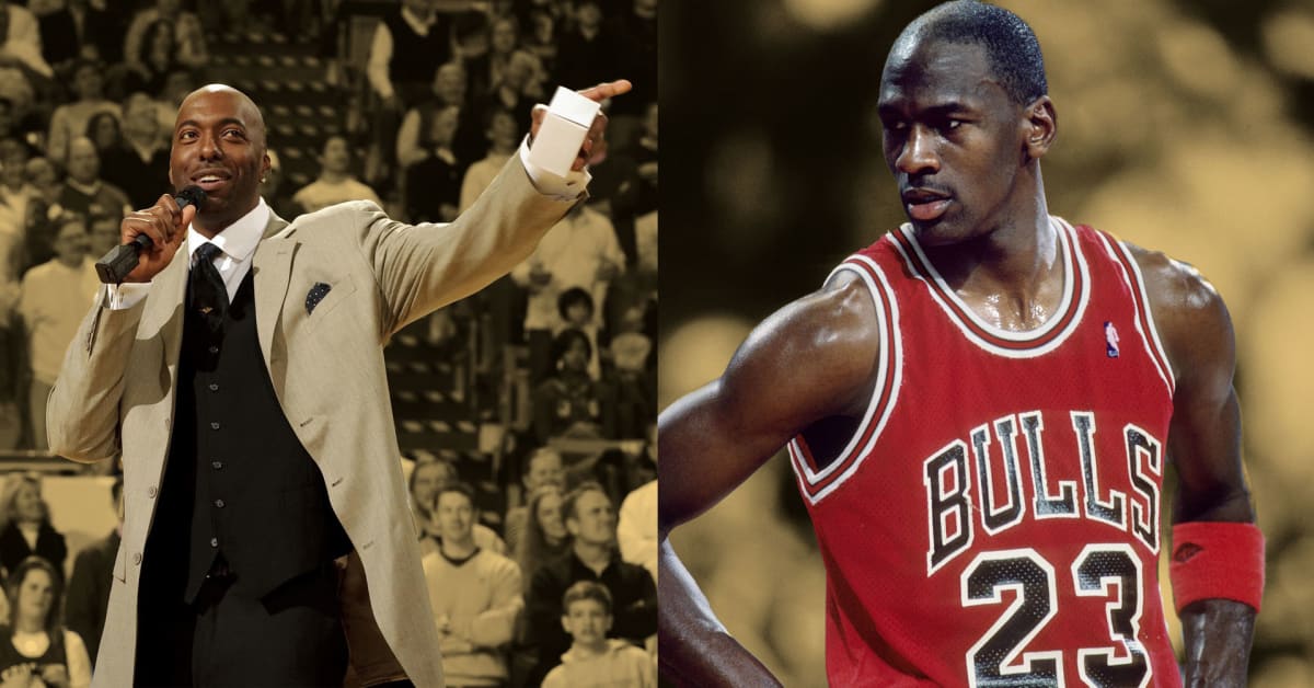 When Michael Jordan dunked over John Salley in tennis shoes ...