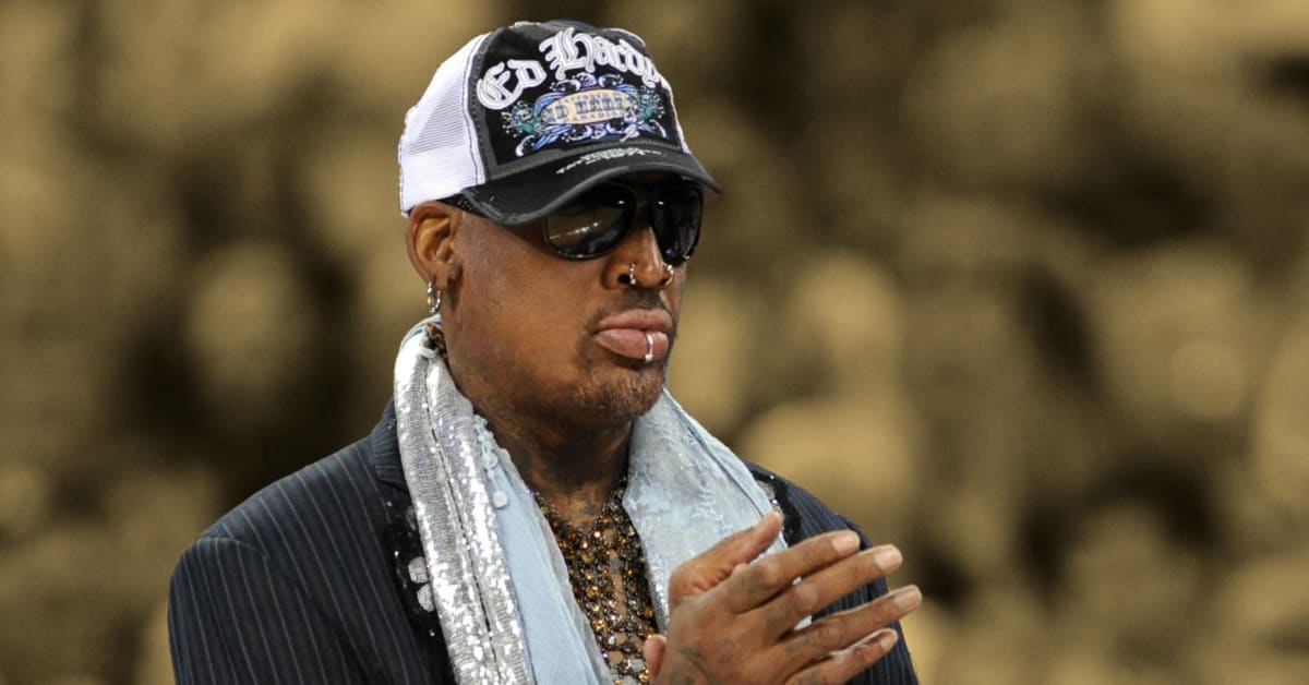 When a reporter made Dennis Rodman cry in a press conference ...