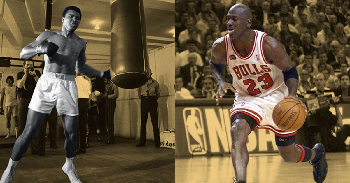 When Michael Jordan did the Ali Shuffle against the Miami Heat ...