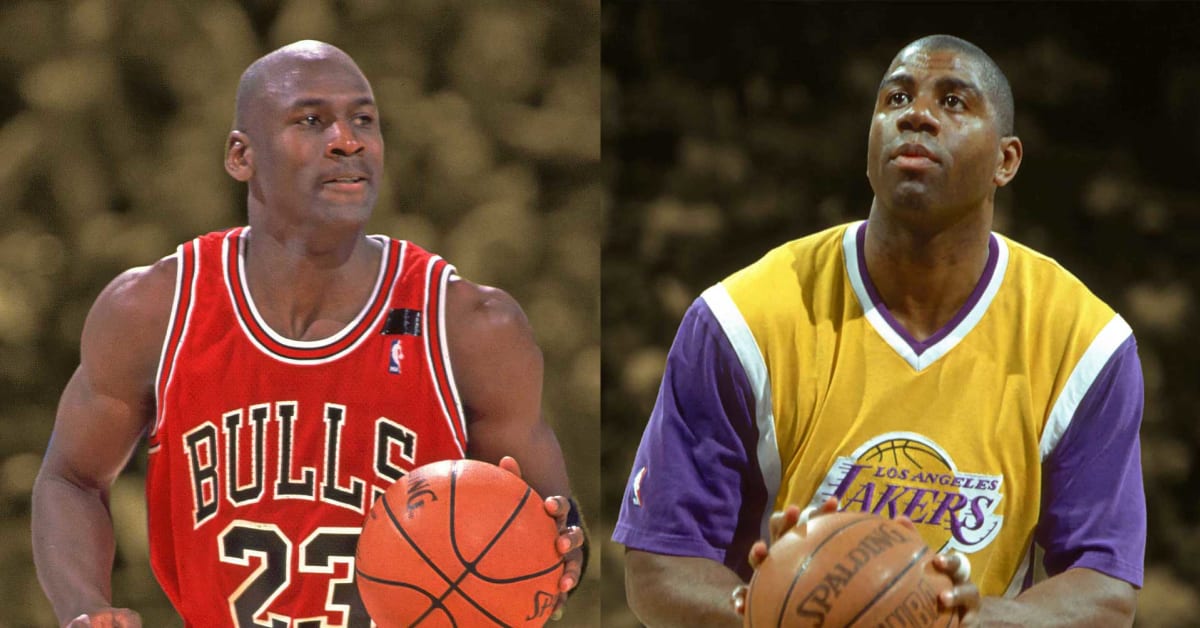 Michael Jordan downplayed Magic Johnson's return in 1996 - Basketball ...