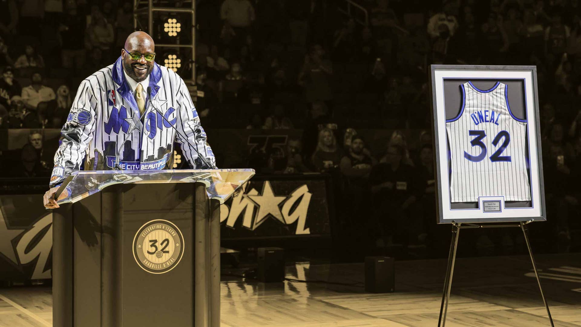 Shaq says he was most excited for Magic to retire his jersey ...