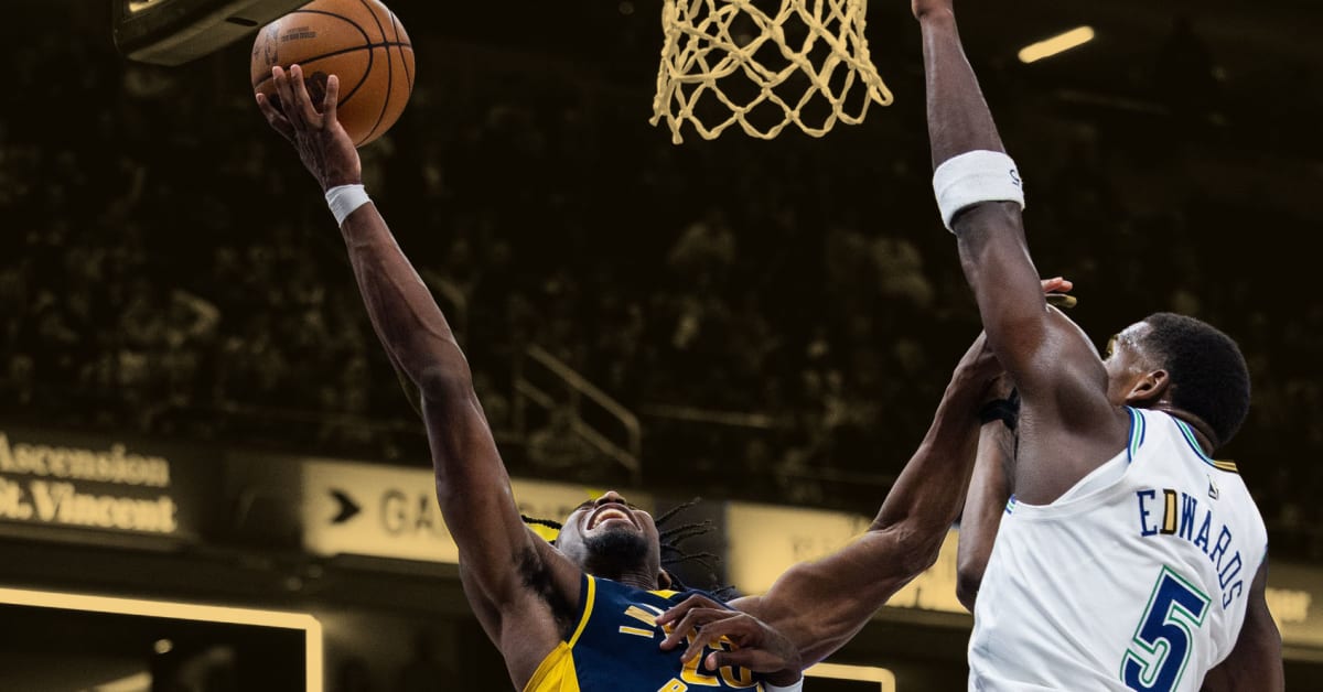 Anthony Edwards talks about the incredible game-saving block against vs ...