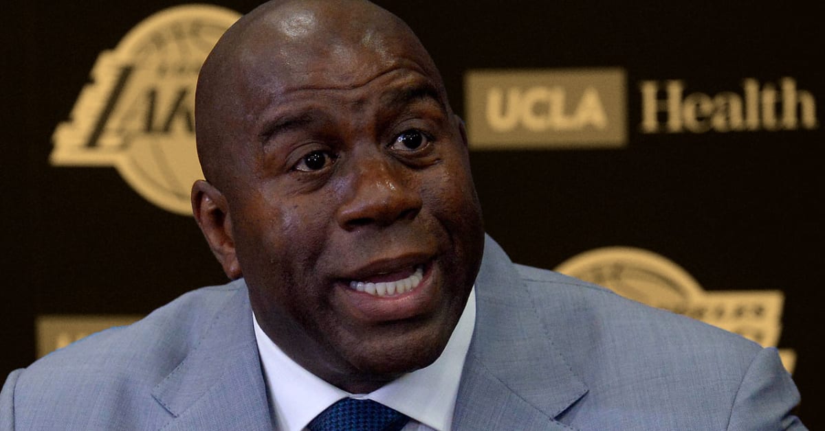 Magic Johnson thinks that the Lakers are a play-in team again this ...