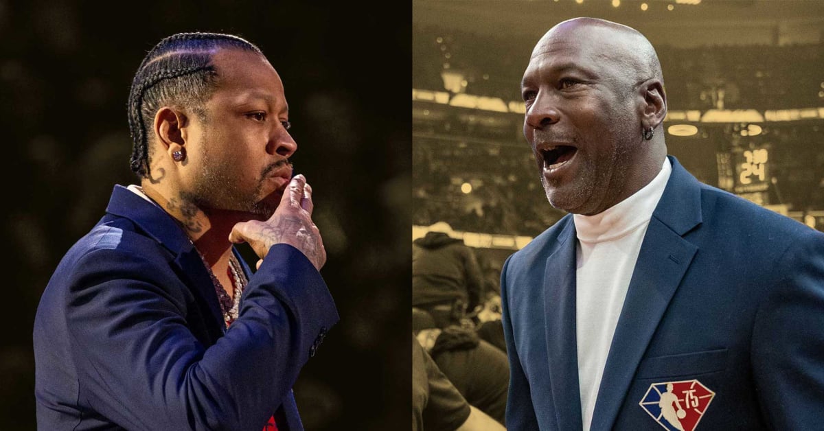 Allen Iverson wore Jordans at SportsCenter to honor MJ - Basketball ...