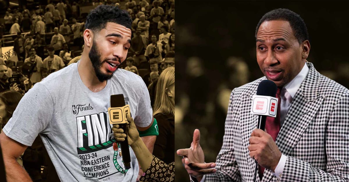Stephen A. Smith defends Tatum after he signed the biggest deal in NBA ...