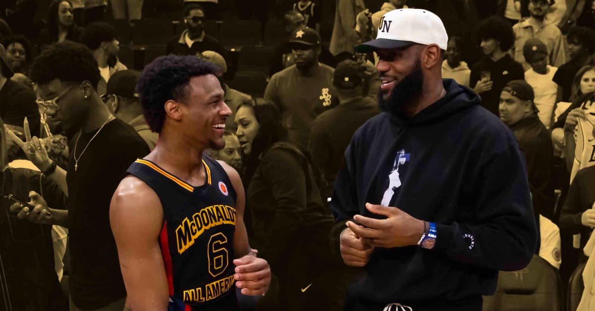 LeBron talks about his first Lakers practice with Bronny: "I had a ...