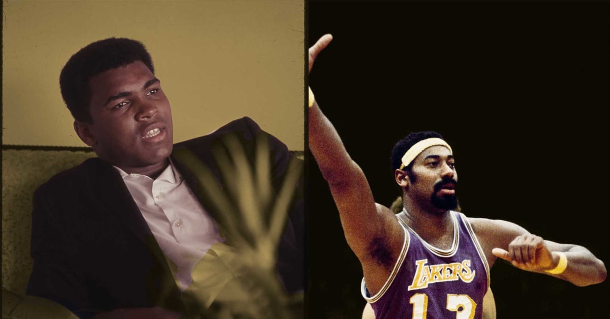 Muhammad Ali taunted Wilt Chamberlain during their presentation for a ...