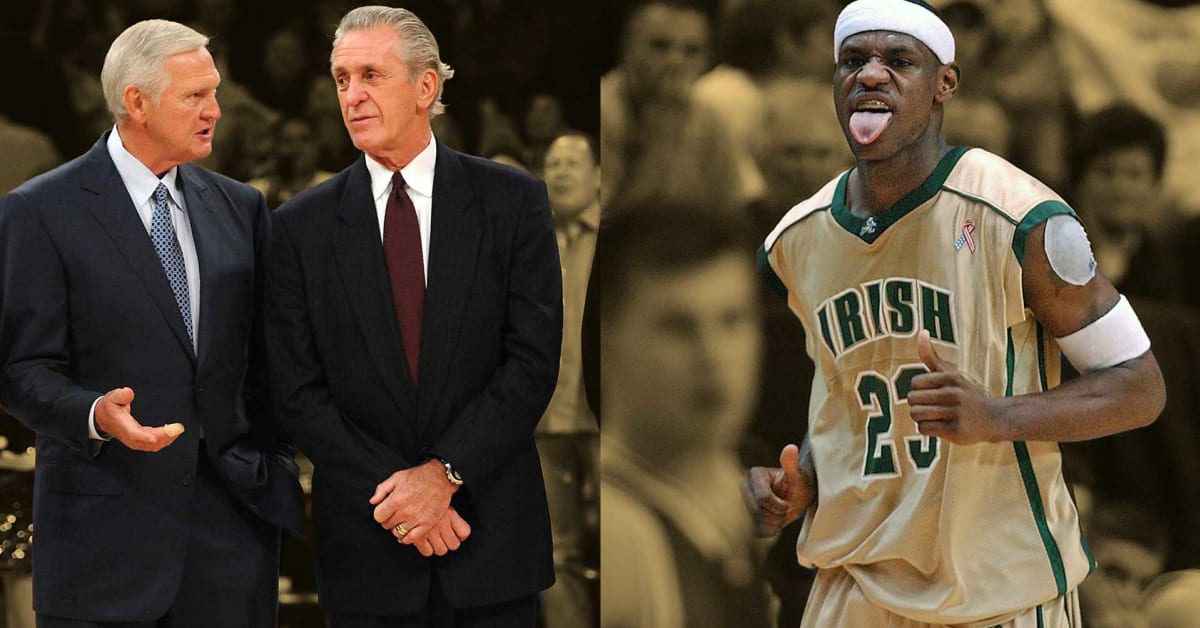 Pat Riley was rooting for Jerry West to draft LeBron - Basketball ...