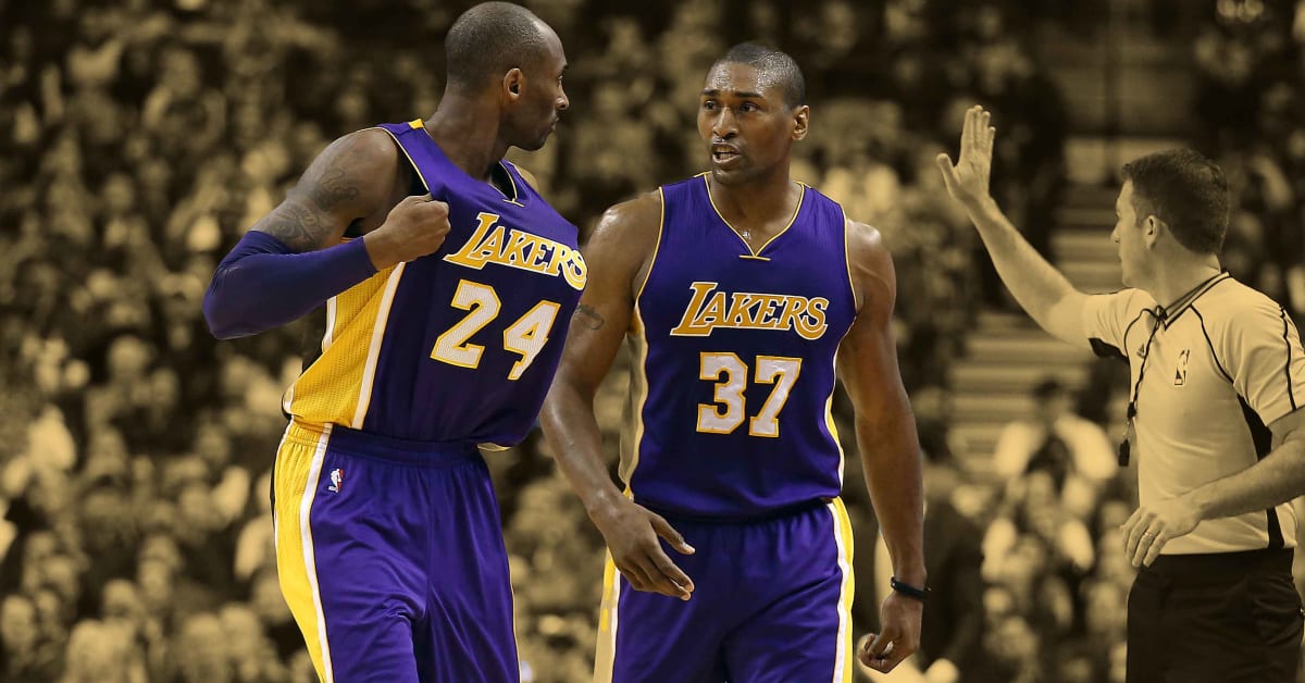 Metta Sandiford Artest wanted to wear number 60 in honor of Kobe Bryant ...