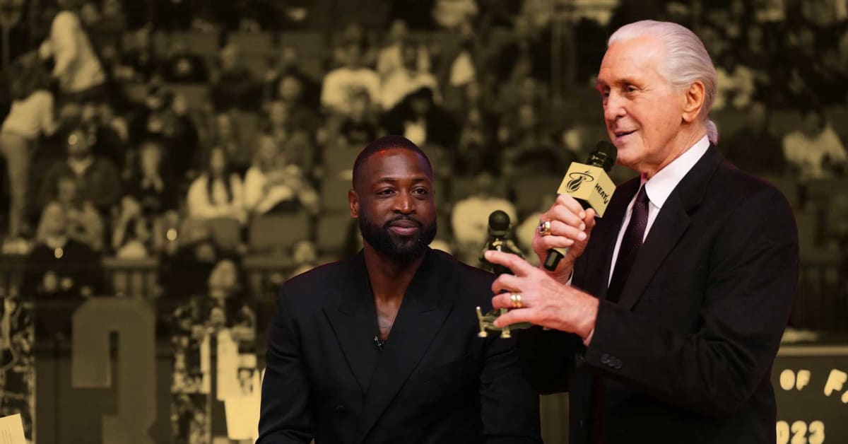 Pat Riley talks about the planned Dwyane Wade statue in Miami ...